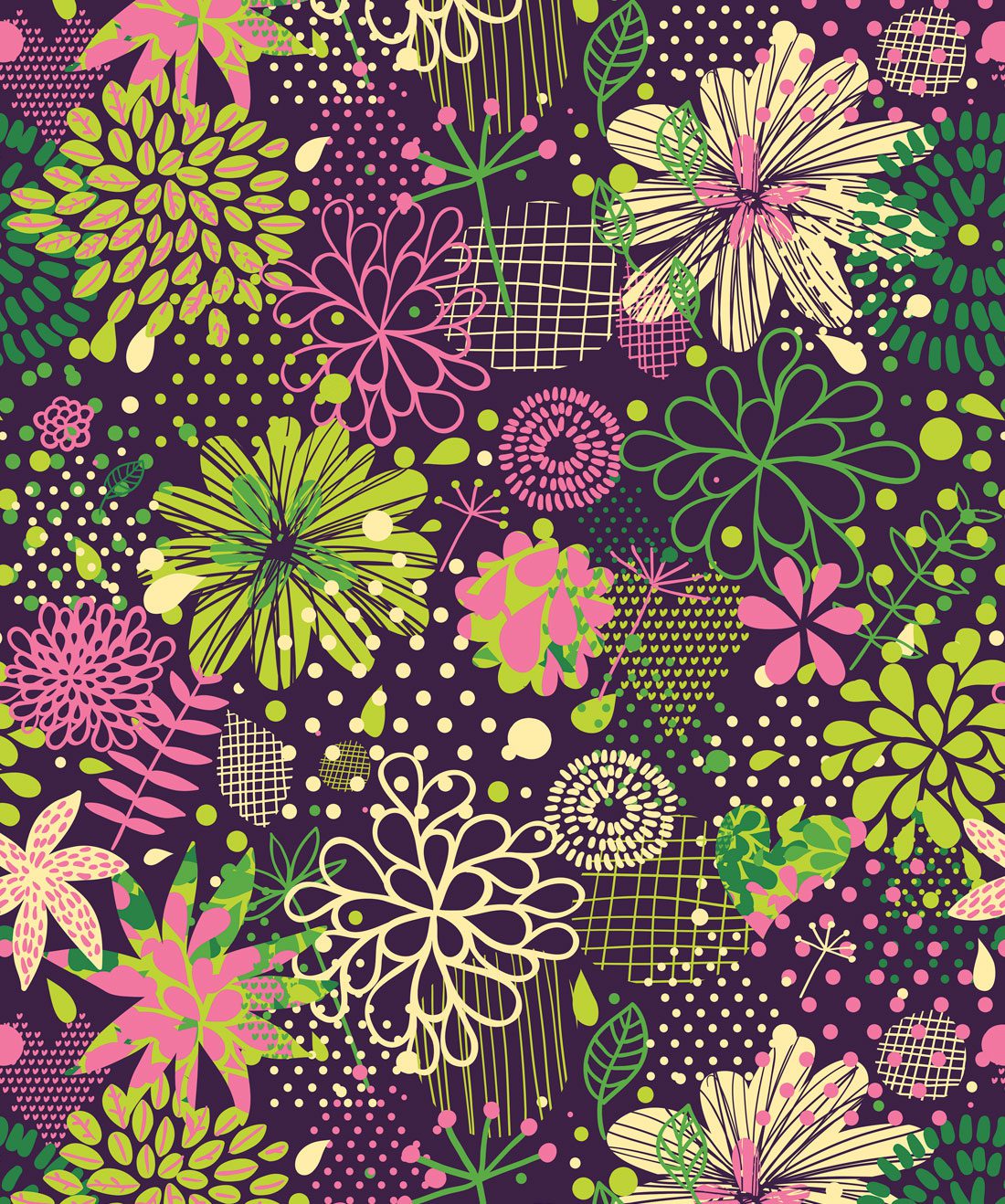 Bright Neon Flowers Wallpaper | Best Flower Site