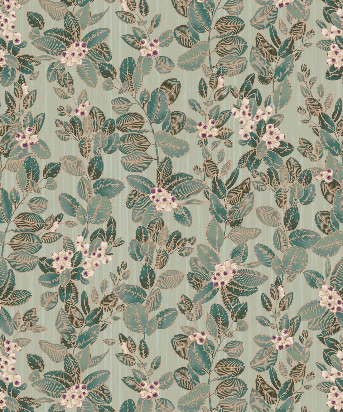 Vintage Green Wallpaper