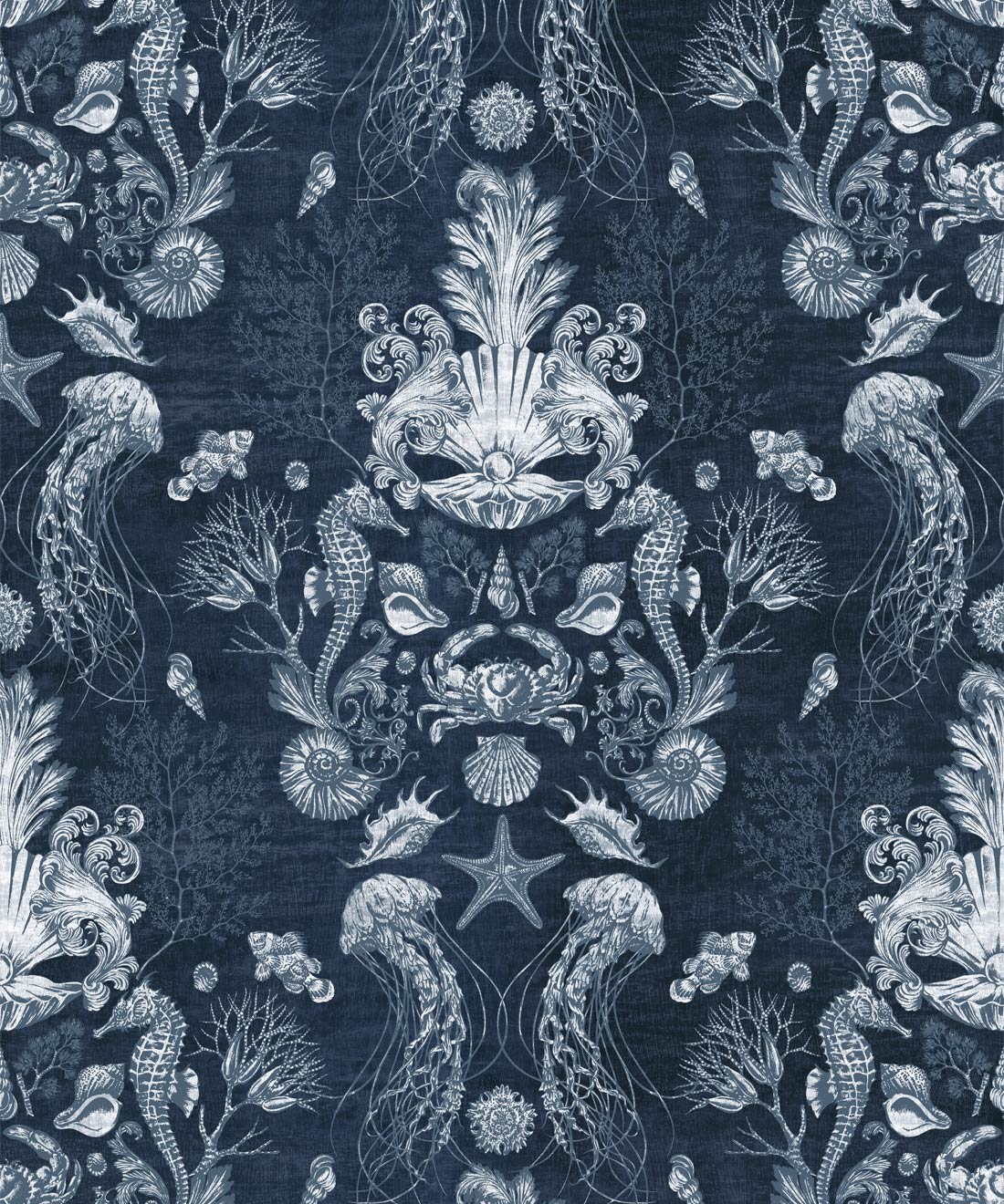 Black Damask Wallpaper
